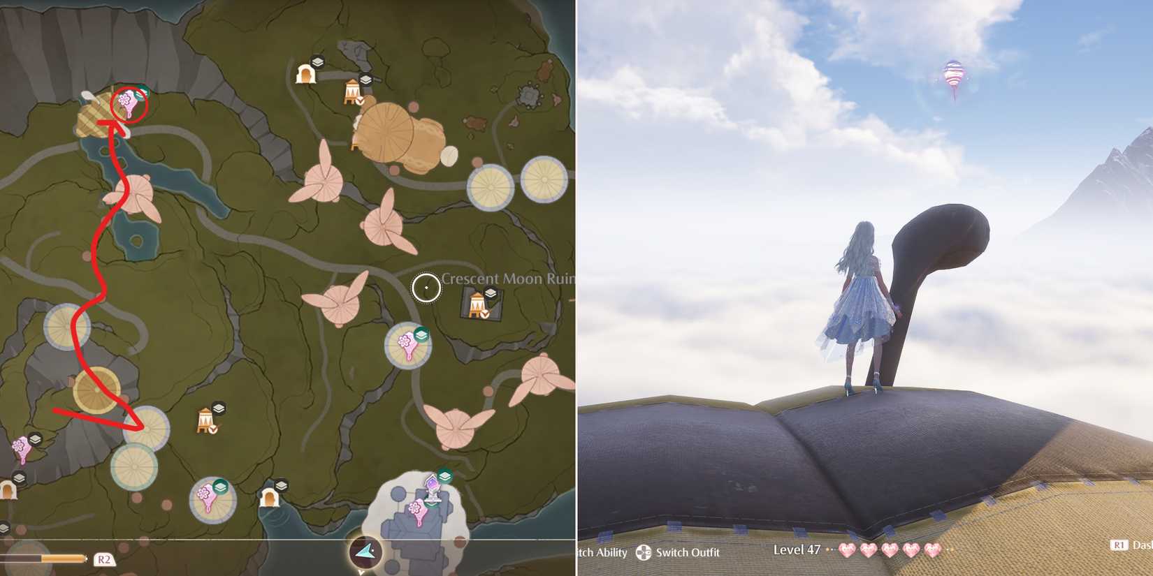 Firework Isles Whim Balloon Locations In Infinity Nikki