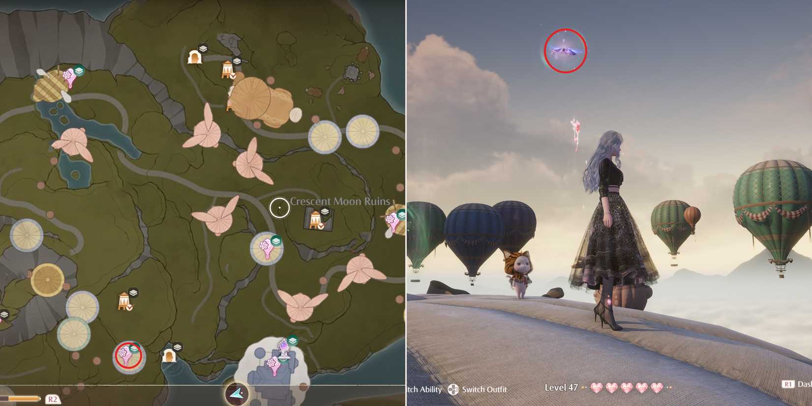 Firework Isles Whim Balloon Locations In Infinity Nikki