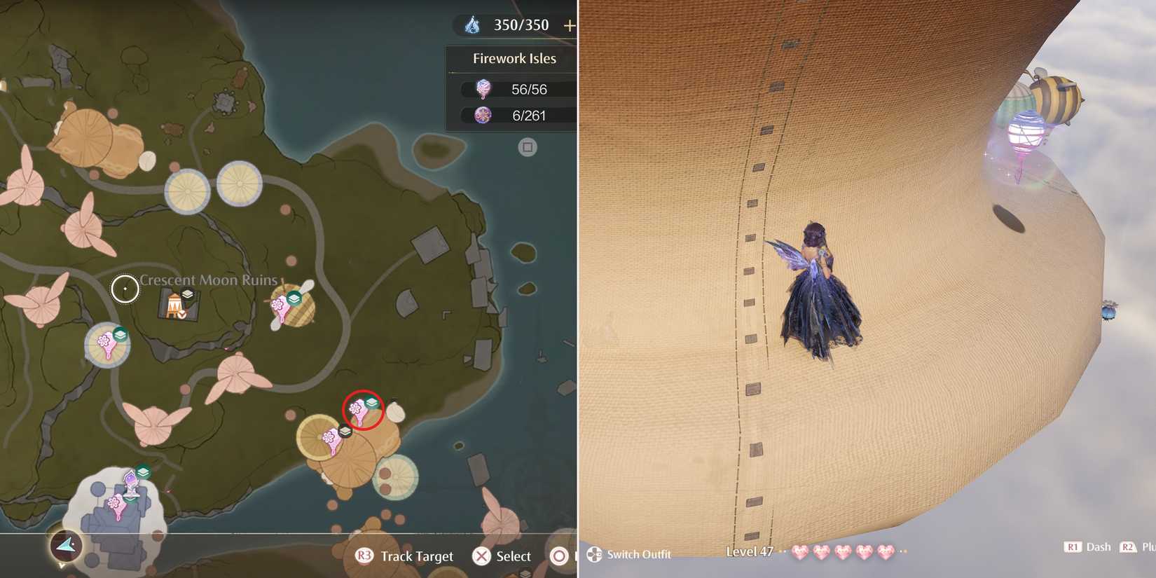 Firework Isles Whim Balloon Locations In Infinity Nikki