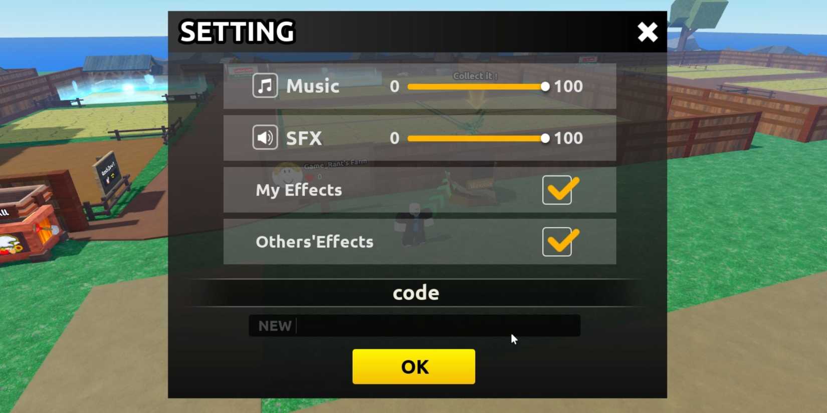 Roblox: Grow Your Farm Codes