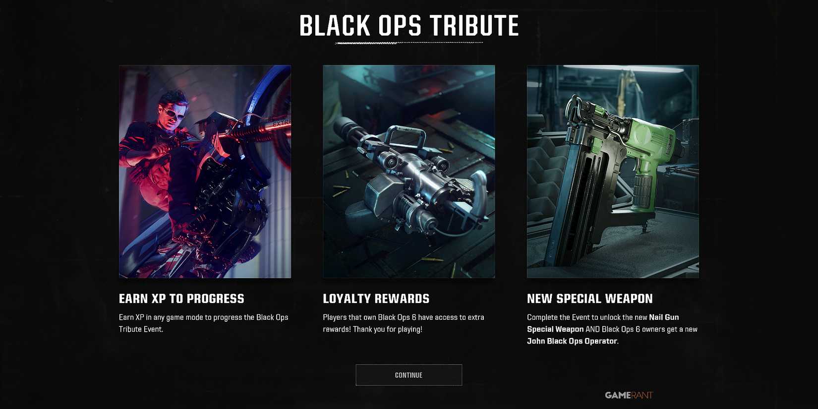 All Black Ops Tribute Event Rewards in Black Ops 6 & Warzone