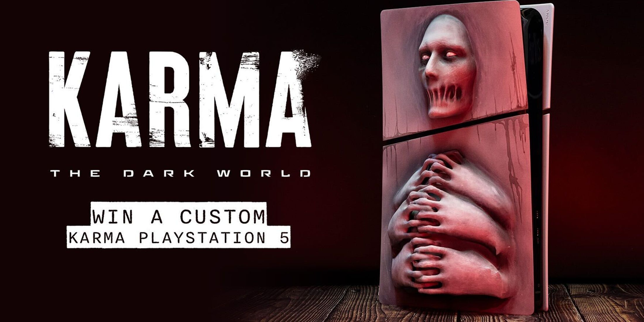 Limited-Edition Custom KARMA: The Dark World PlayStation 5 Console Giveaway