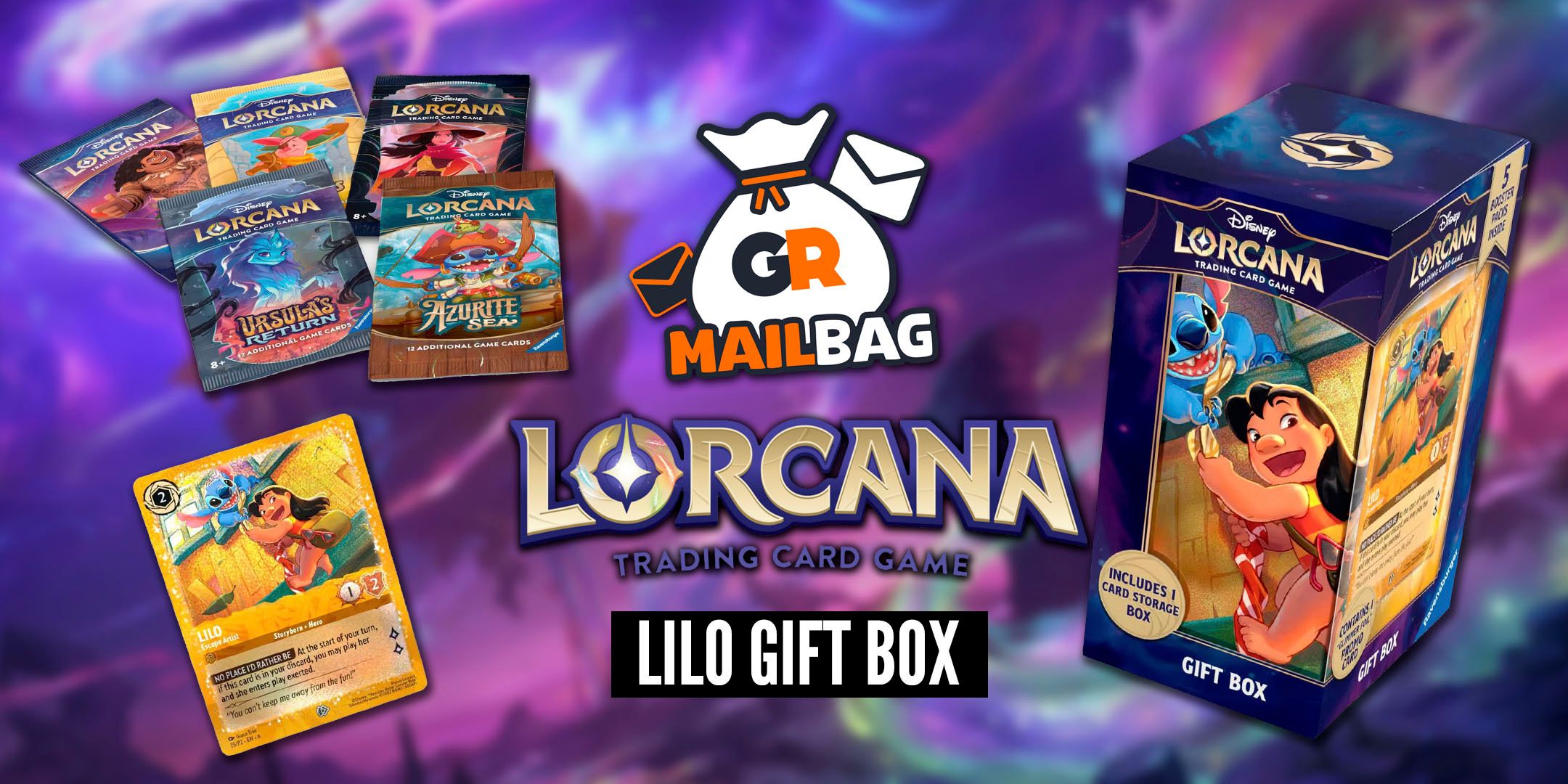 Disney Lorcana Lilo Gift Set Unboxing - Game Rant Mailbag