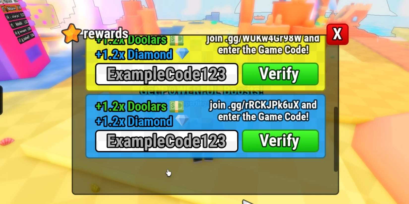 Roblox: MEGA Rolls Codes