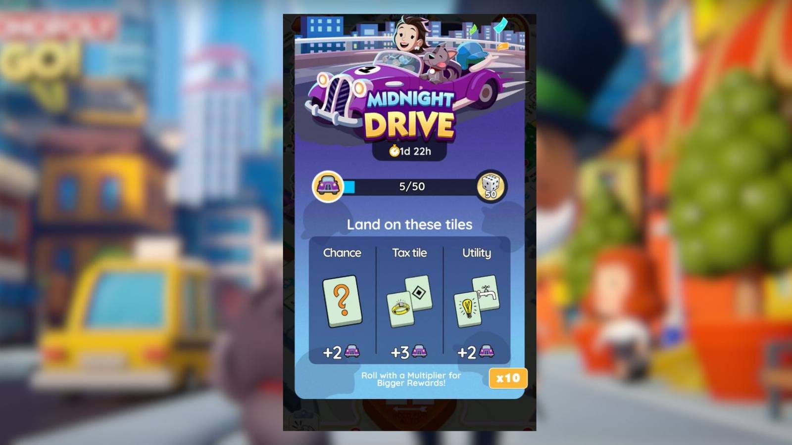Monopoly GO: Midnight Drive Rewards And Milestones