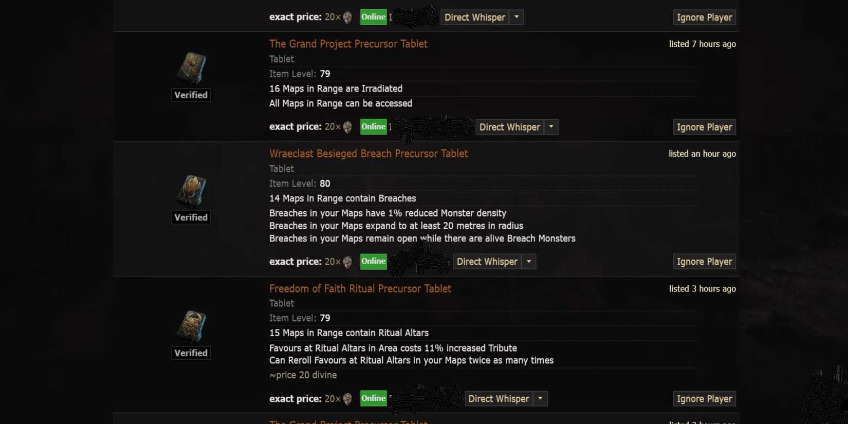 Most Expensive Items In PoE2