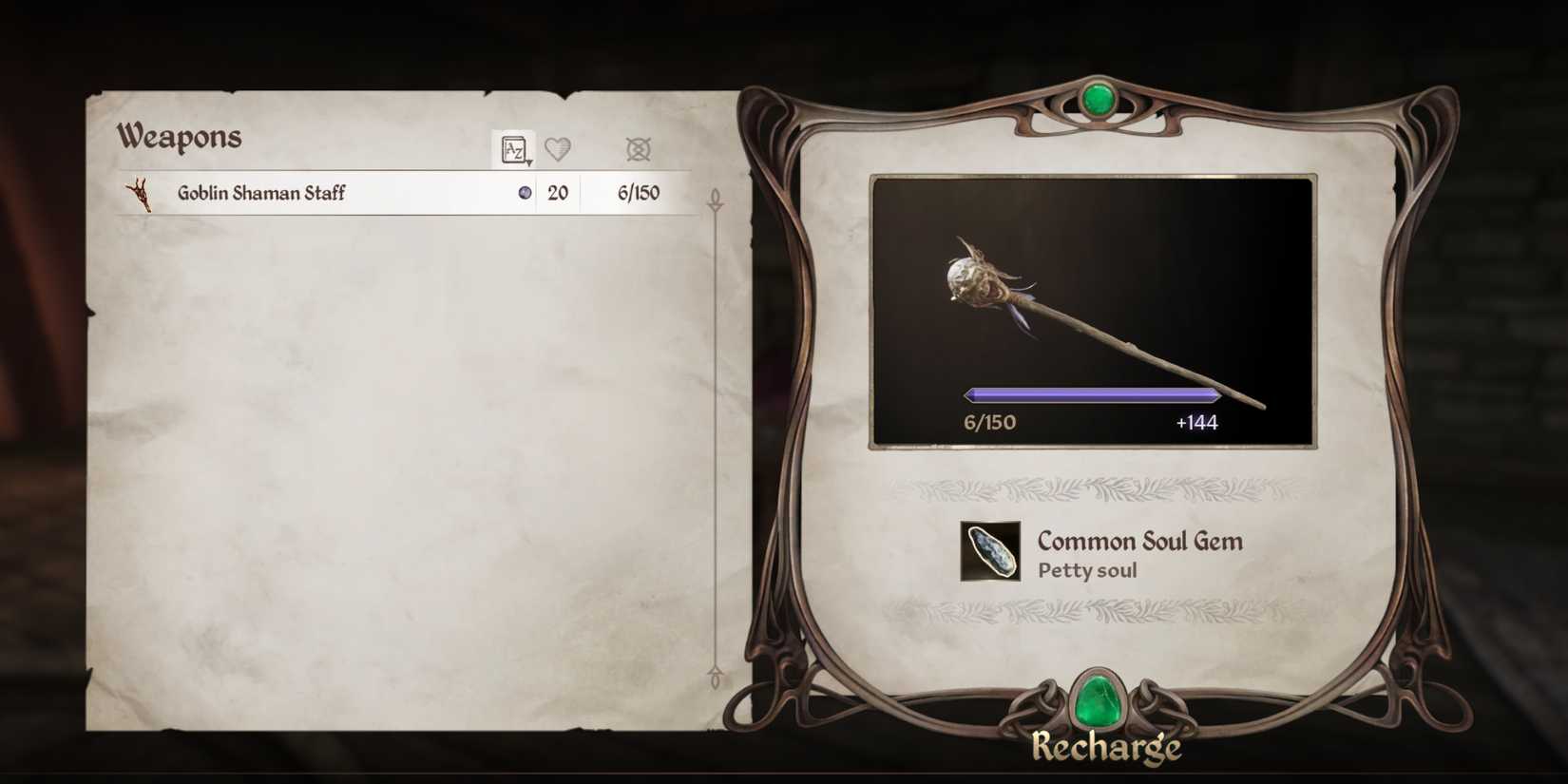 How to Recharge Enchanted Weapons in Oblivion Remastered