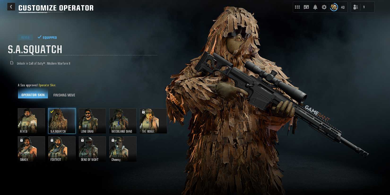 Best Operator Skins To Use On Verdansk in Warzone