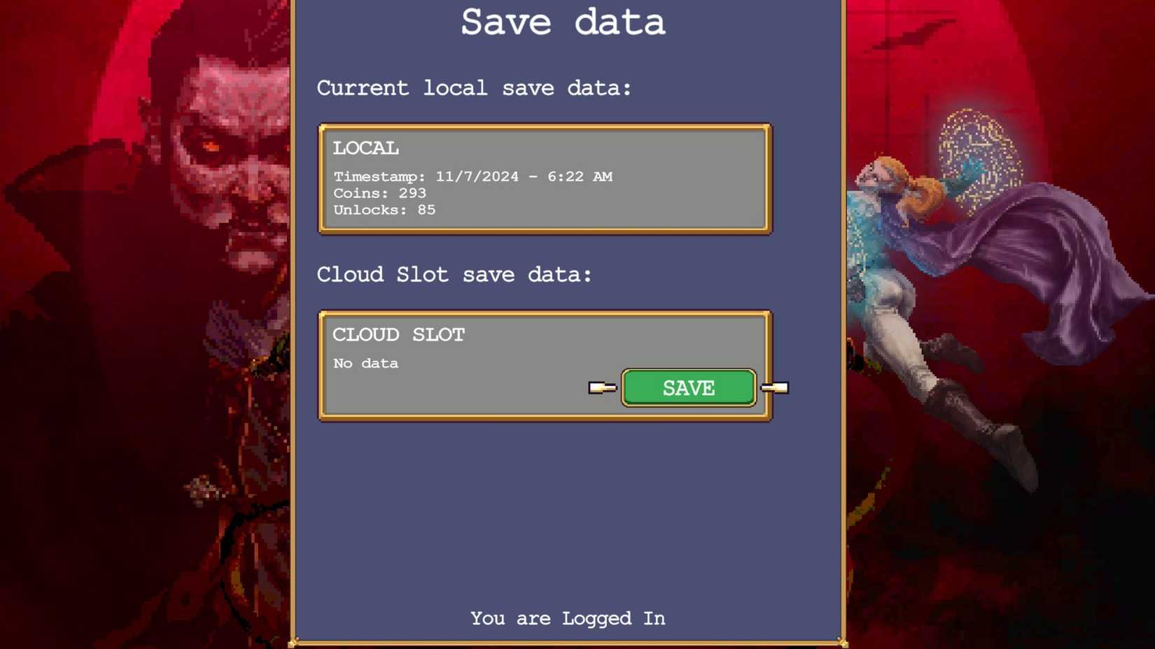 How to Set Up Cross Save in Vampire Survivors