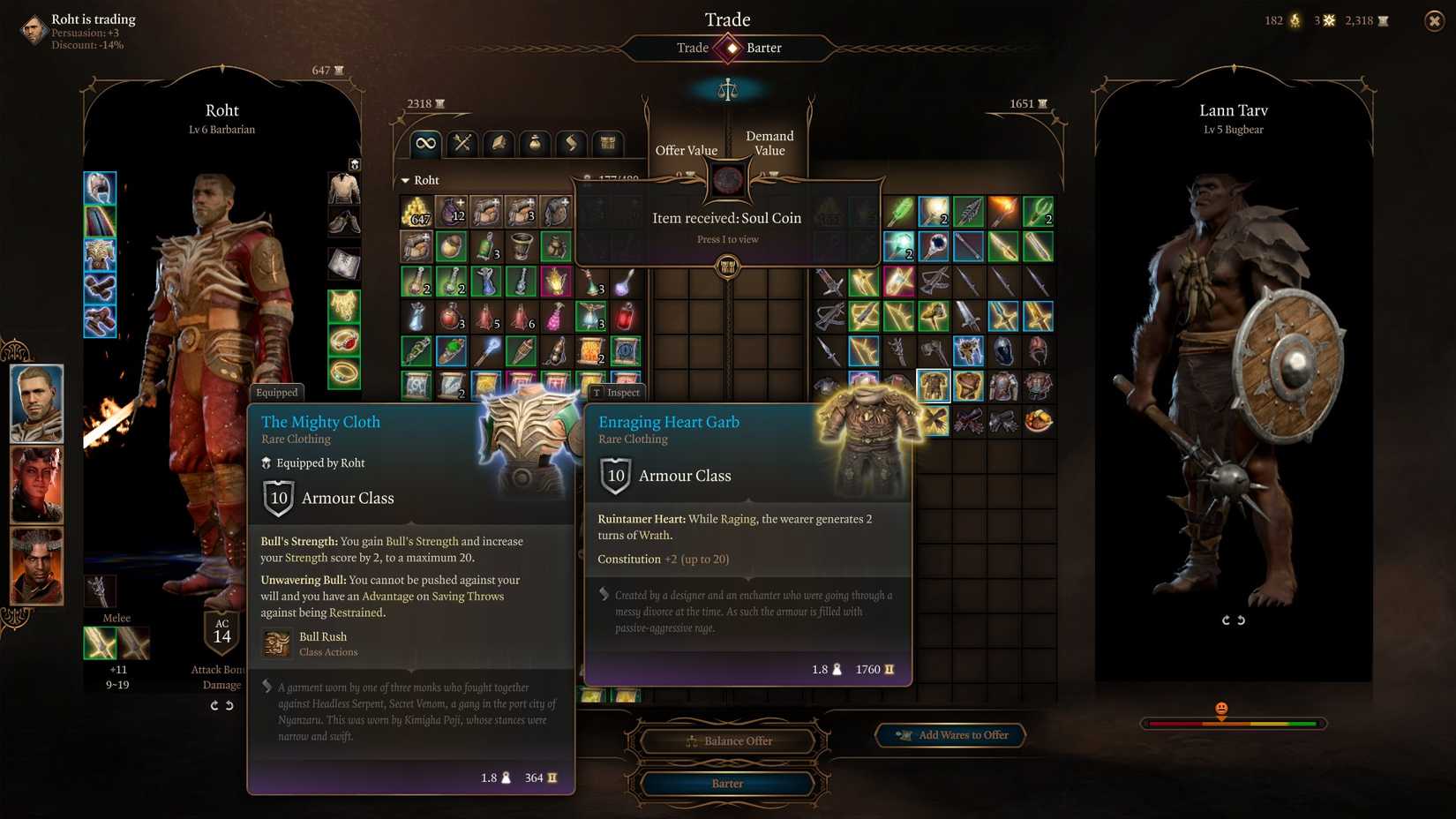 Best Armor for Barbarians in Baldur's Gate 3 (Act 1 & 2)