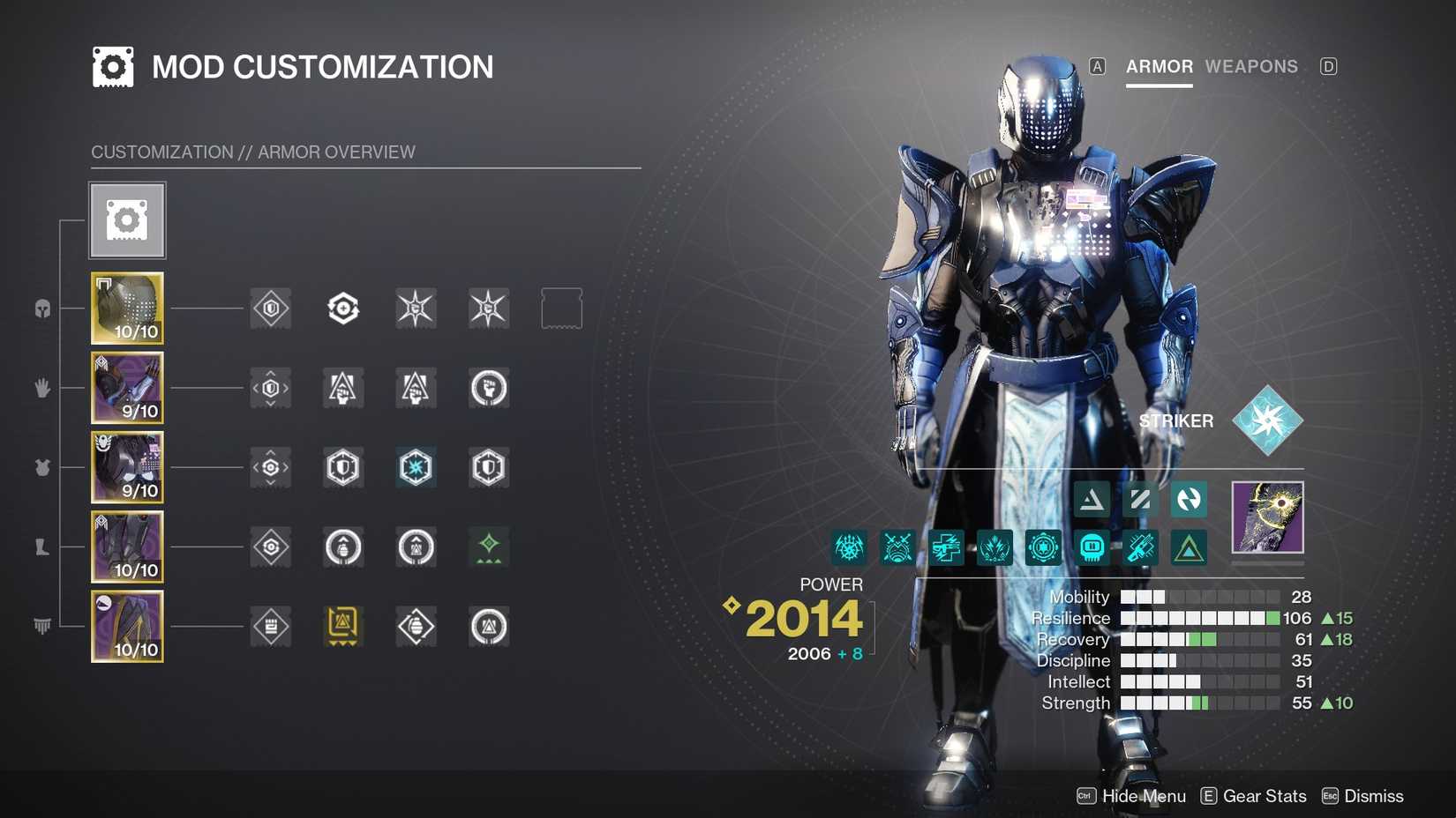 Best Bolt Charge Titan Build in Destiny 2