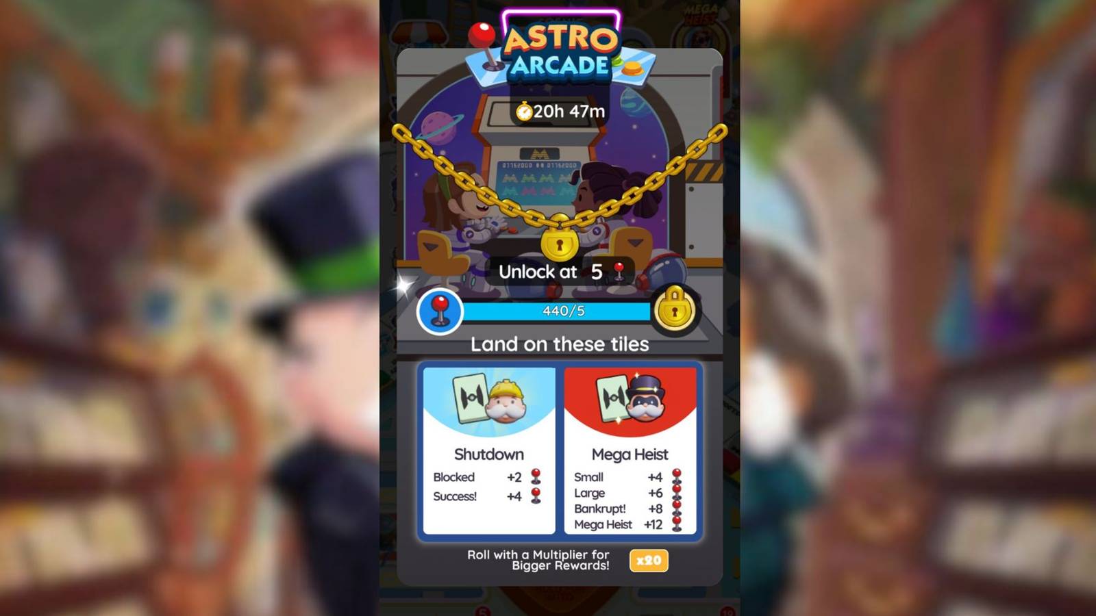 Monopoly GO: Astro Arcade Rewards And Milestones
