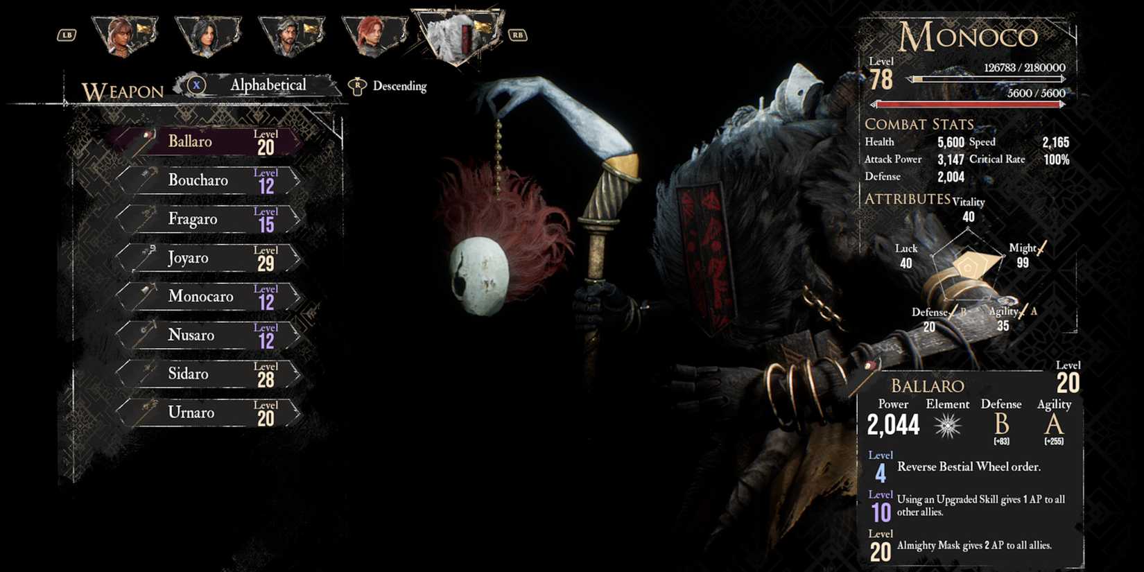 Best Monoco Weapons in Clair Obscur Expedition 33