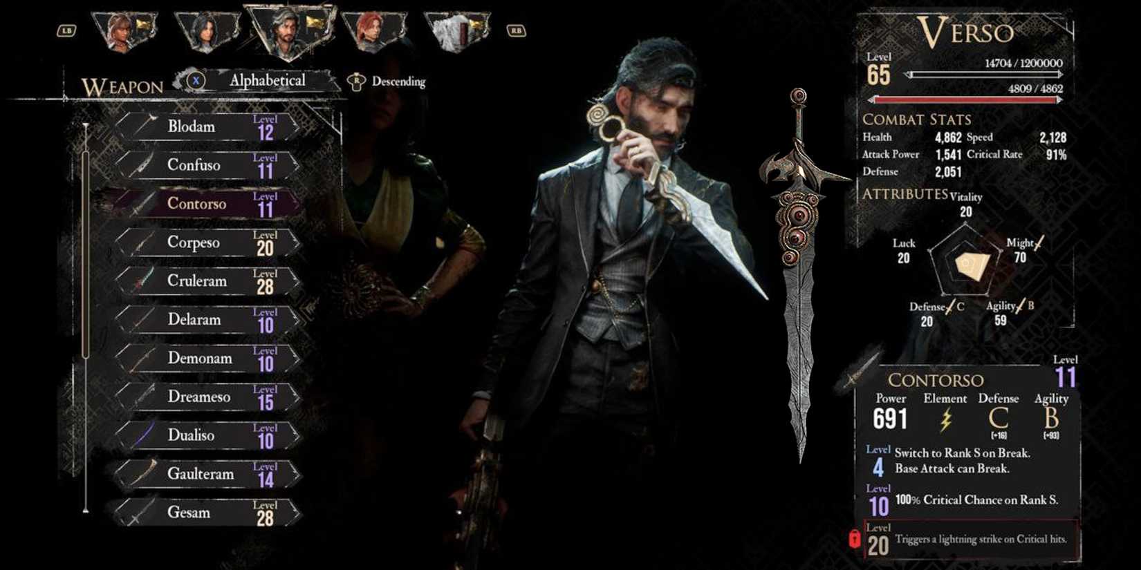 Best Verso Weapons In Clair Obscur Expedition 33