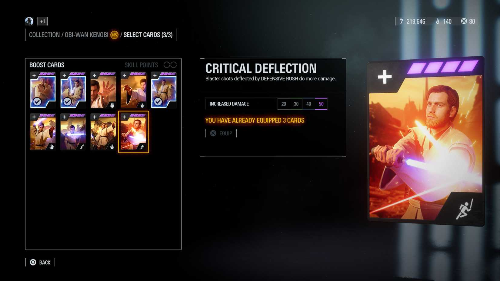 Best Obi-Wan Star Cards in Battlefront 2