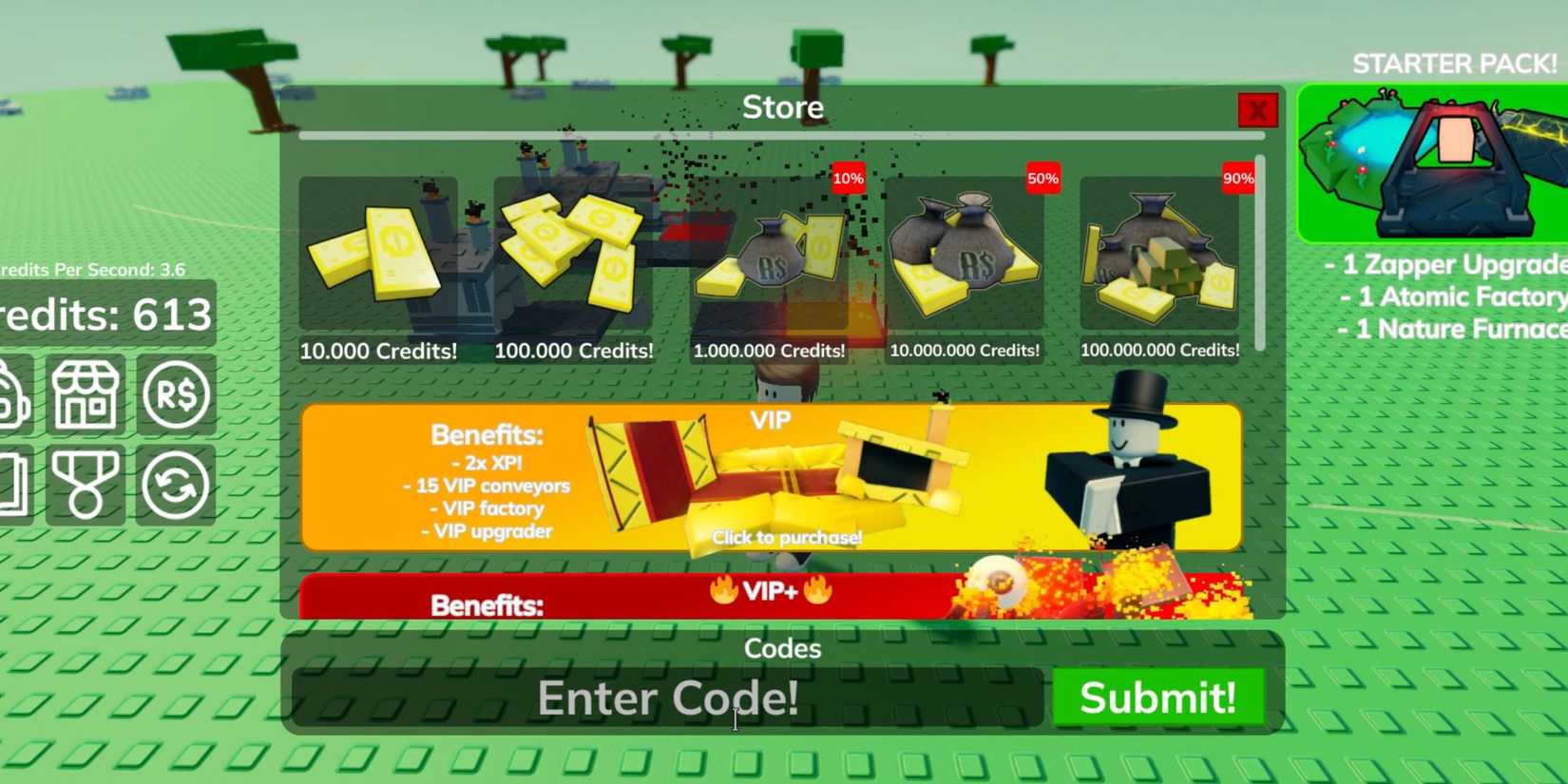 Roblox: Factory Madness Codes