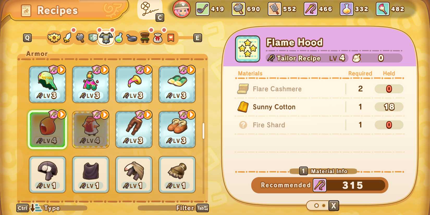 How To Get Flame Hood In Fantasy Life i