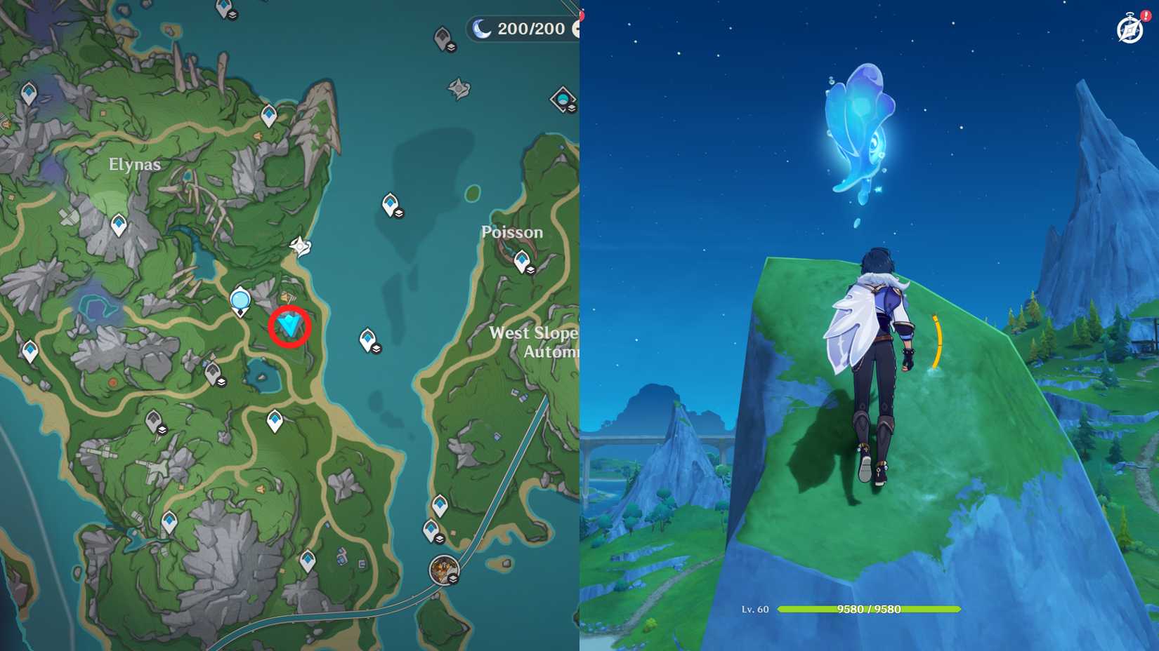 Genshin Impact: Beryl Region Hydroculus Locations