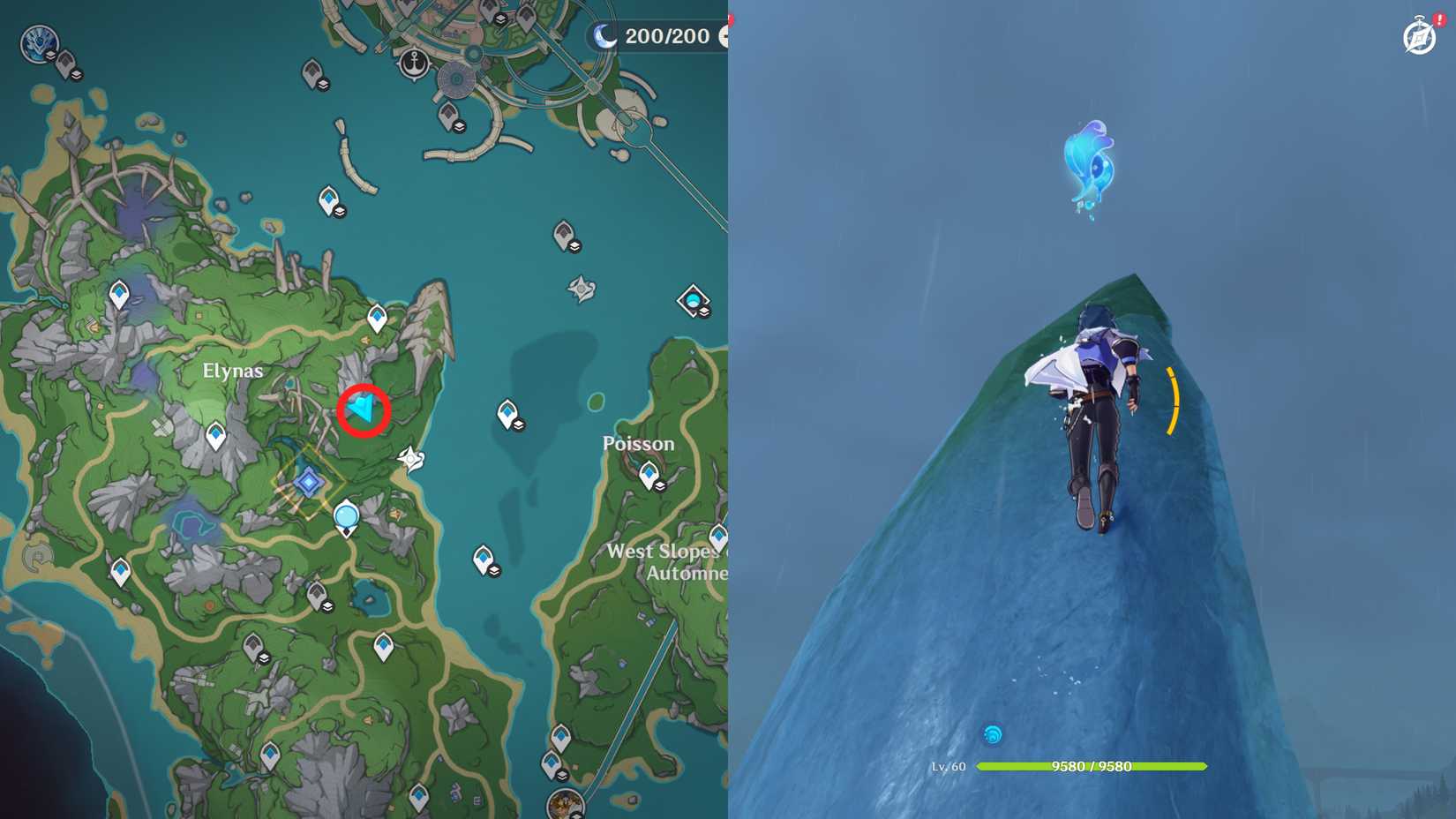 Genshin Impact: Beryl Region Hydroculus Locations