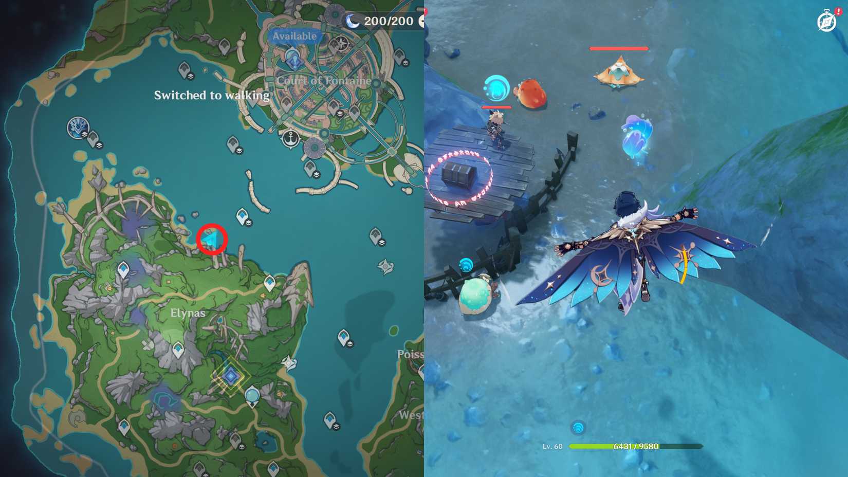 Genshin Impact: Beryl Region Hydroculus Locations