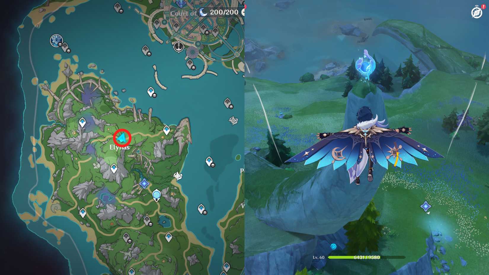 Genshin Impact: Beryl Region Hydroculus Locations