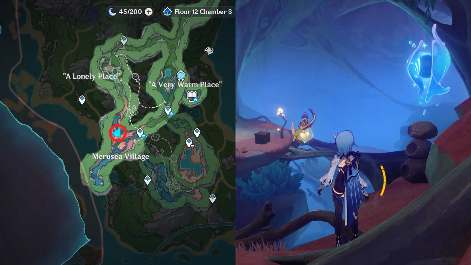 Genshin Impact: Beryl Region Hydroculus Locations