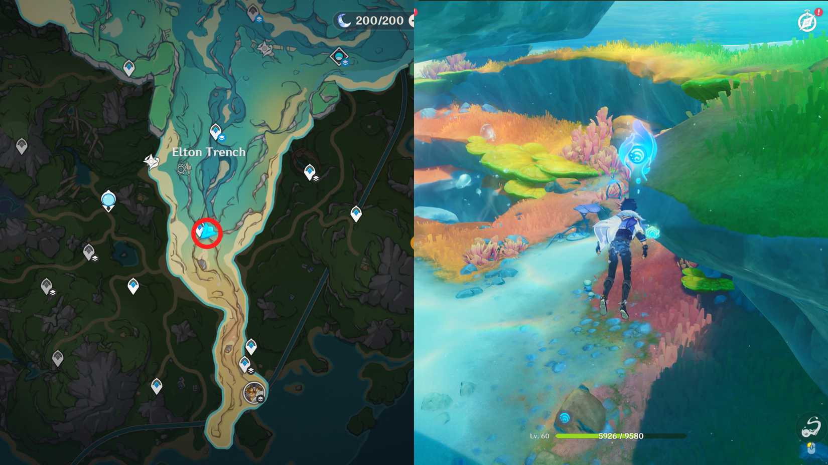 Genshin Impact: Beryl Region Hydroculus Locations