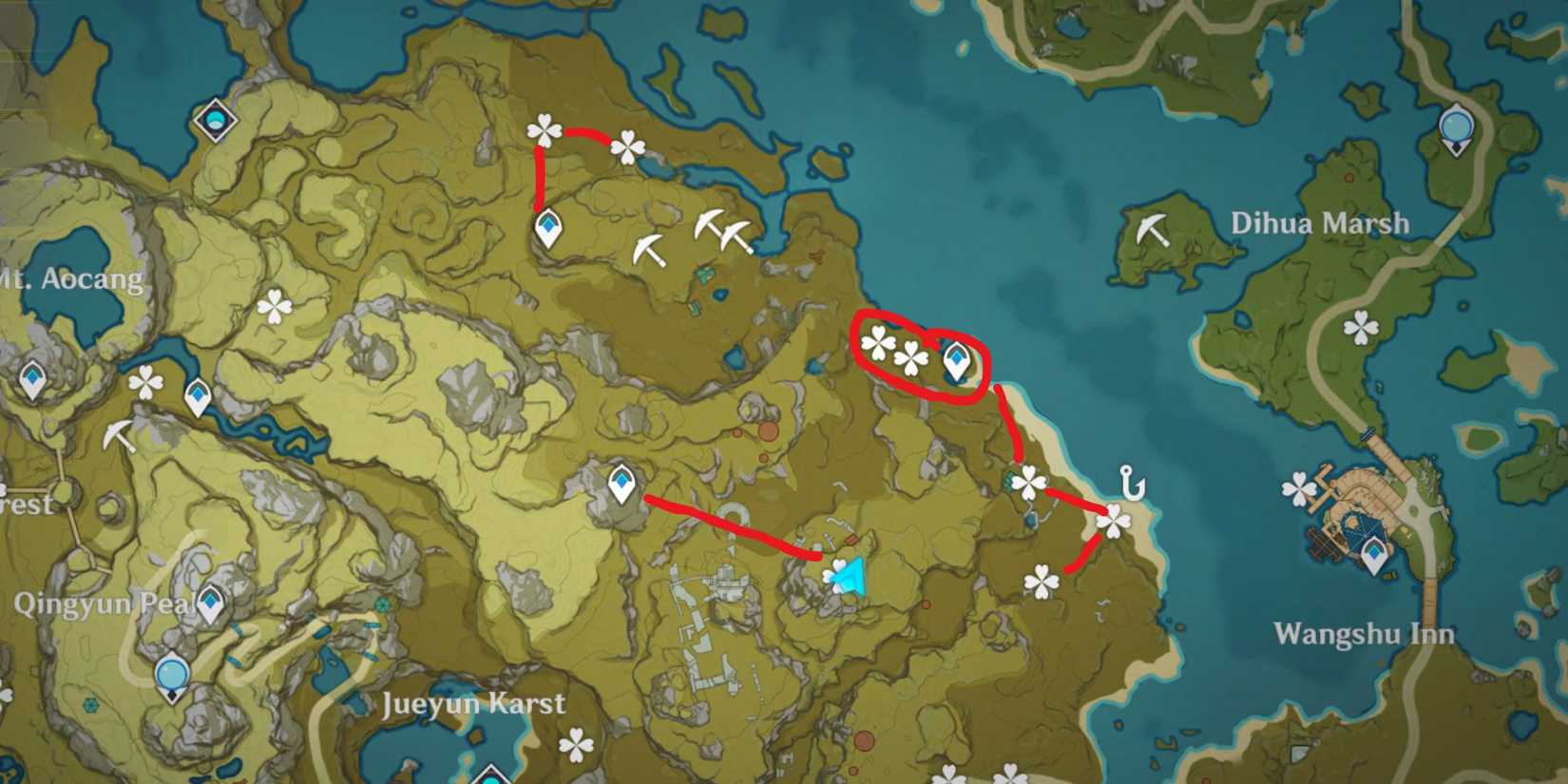Liyue Artifact Farming Routes In Genshin Impact