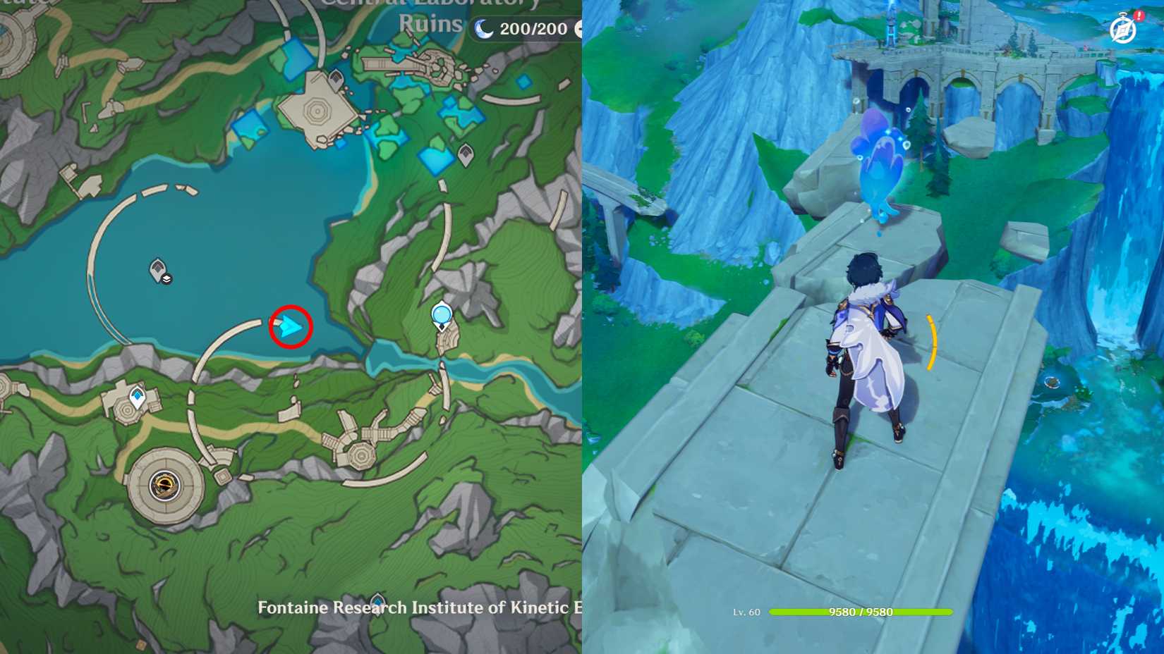 Fontaine Research Institute Hydroculus Locations in Genshin Impact