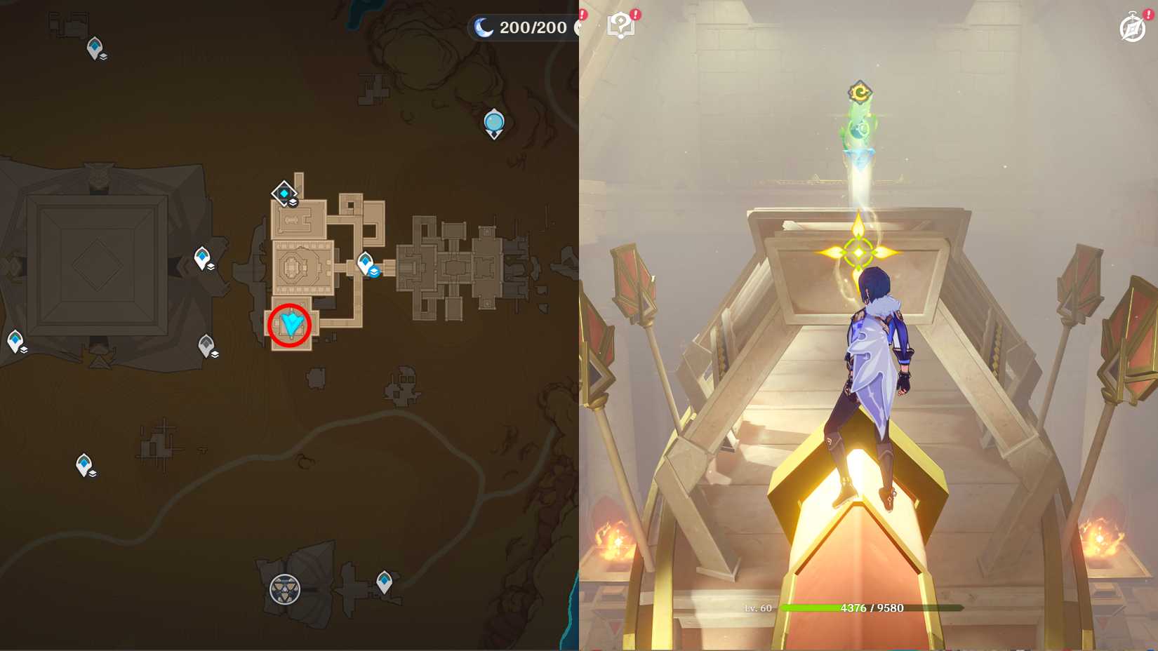 Hypostyle Desert Dendroculus Locations In Genshin Impact