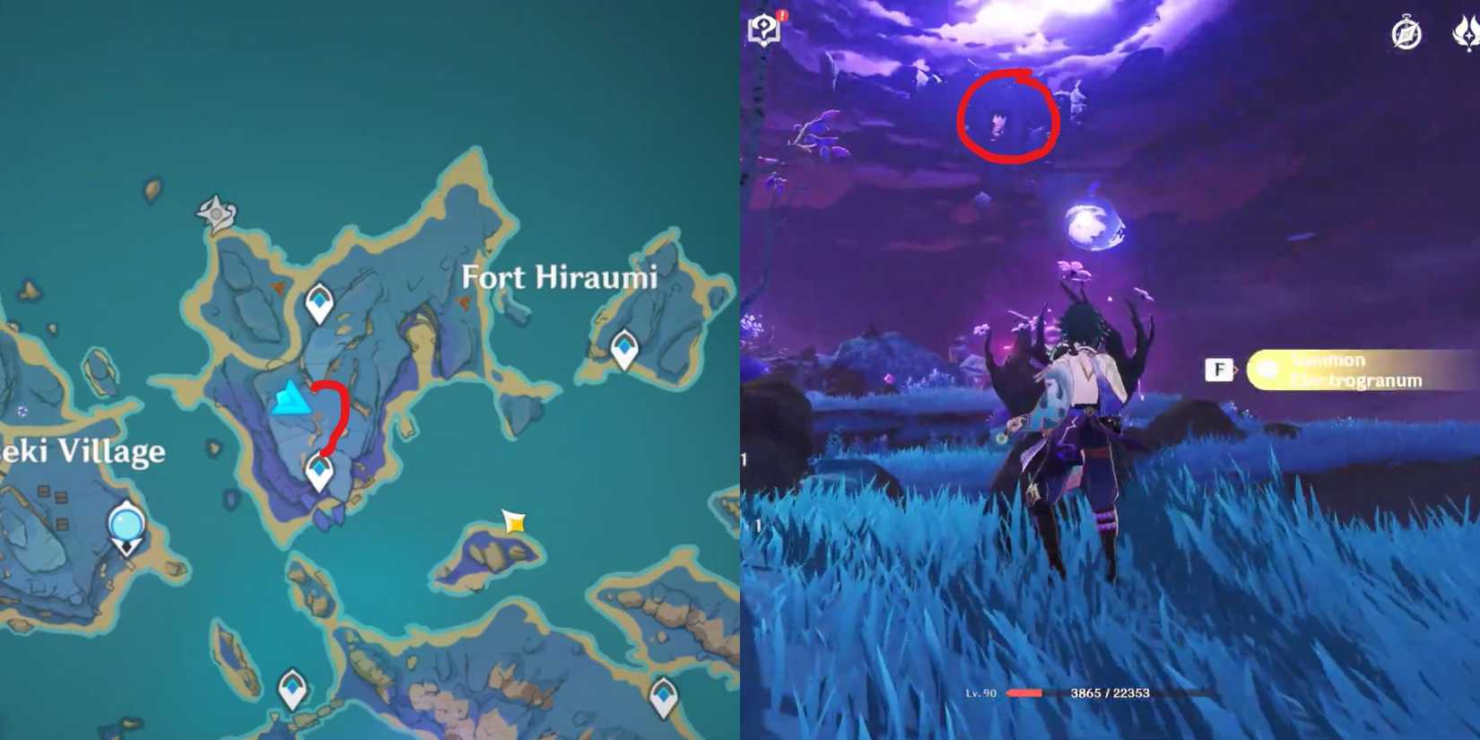 All Seirai Island Electroculus Locations In Genshin Impact