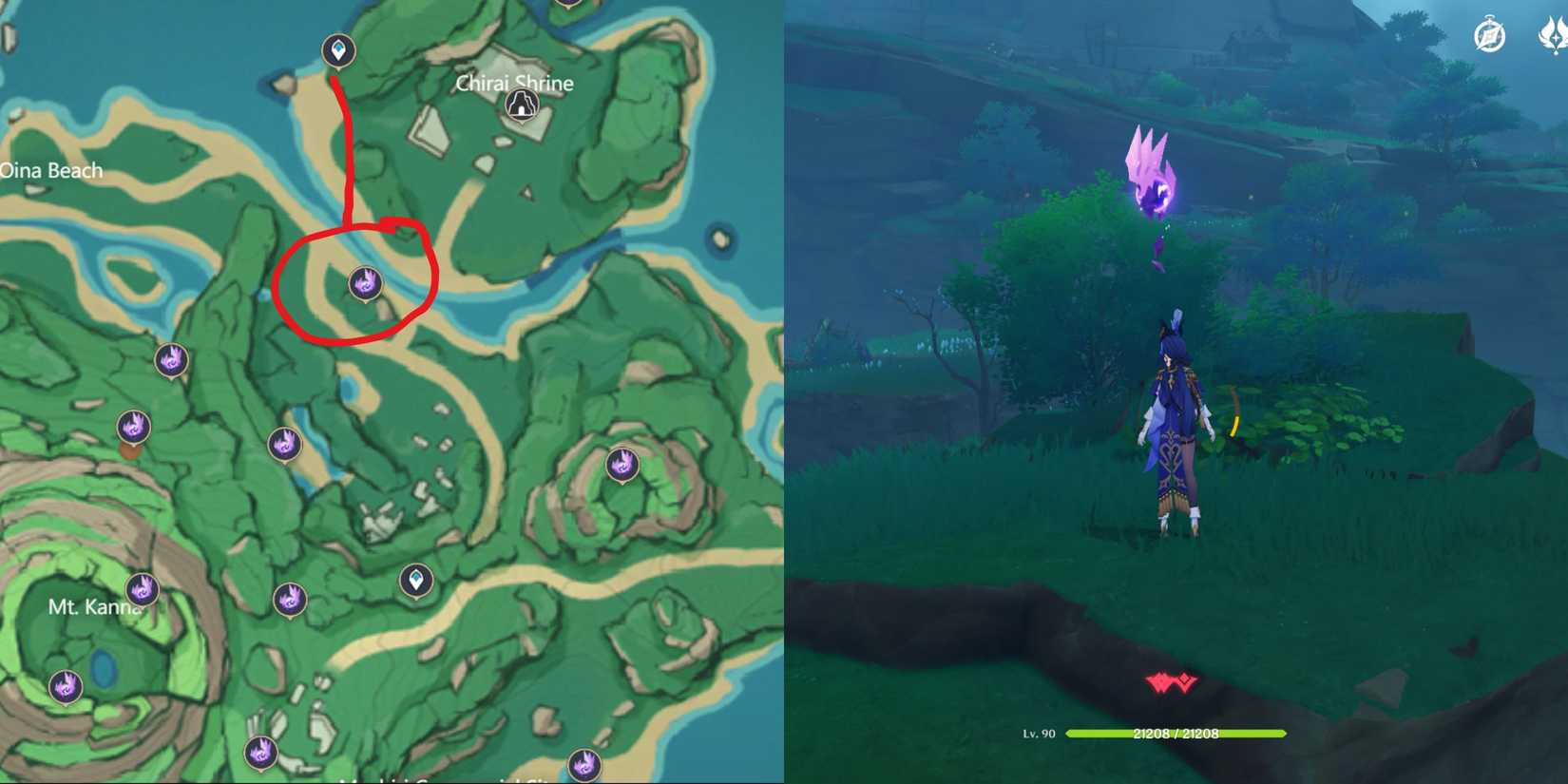 All Tsurumi Island Electroculus Locations