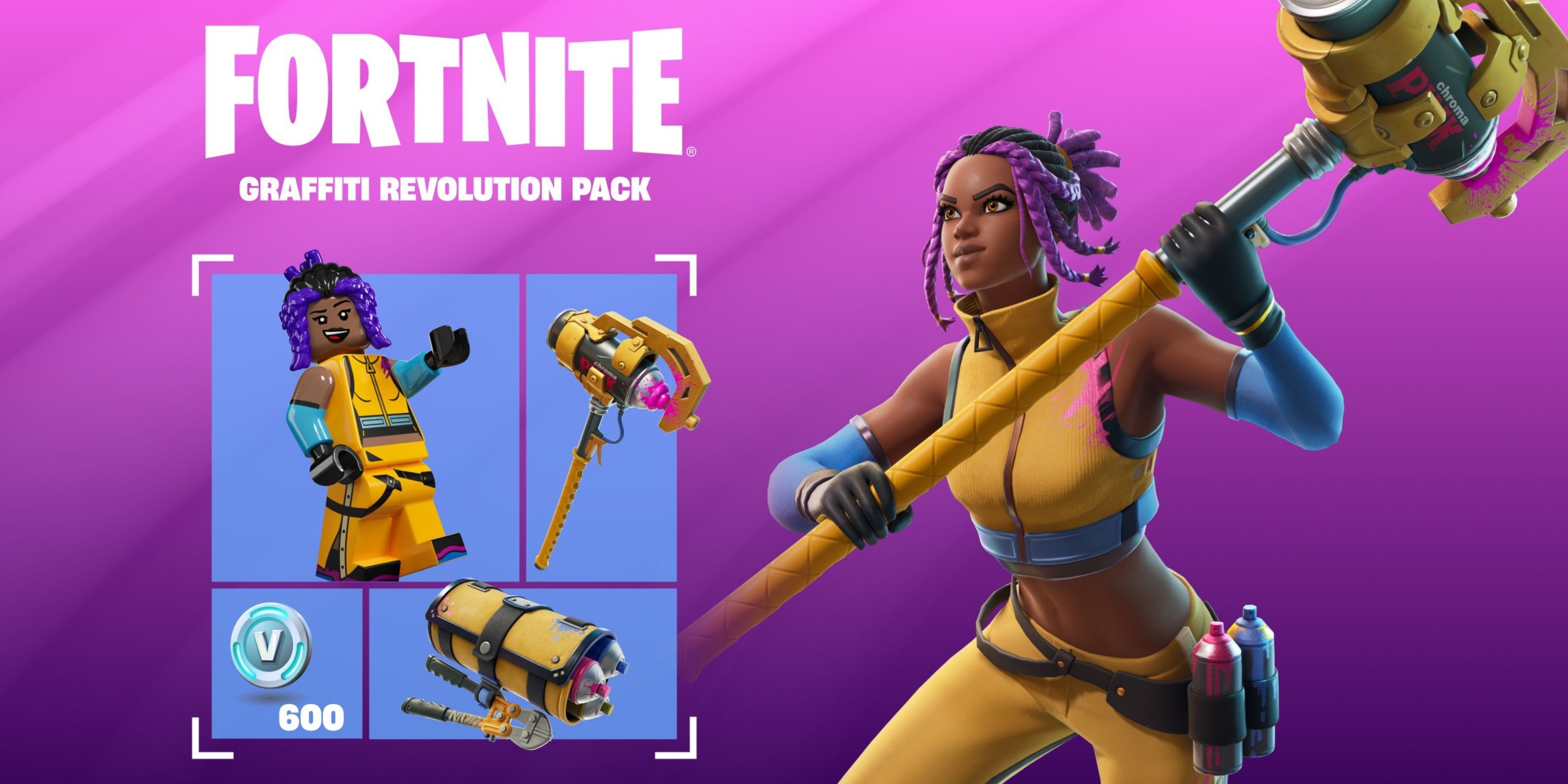 Fortnite: Graffiti Revolution Starter Pack Showcase