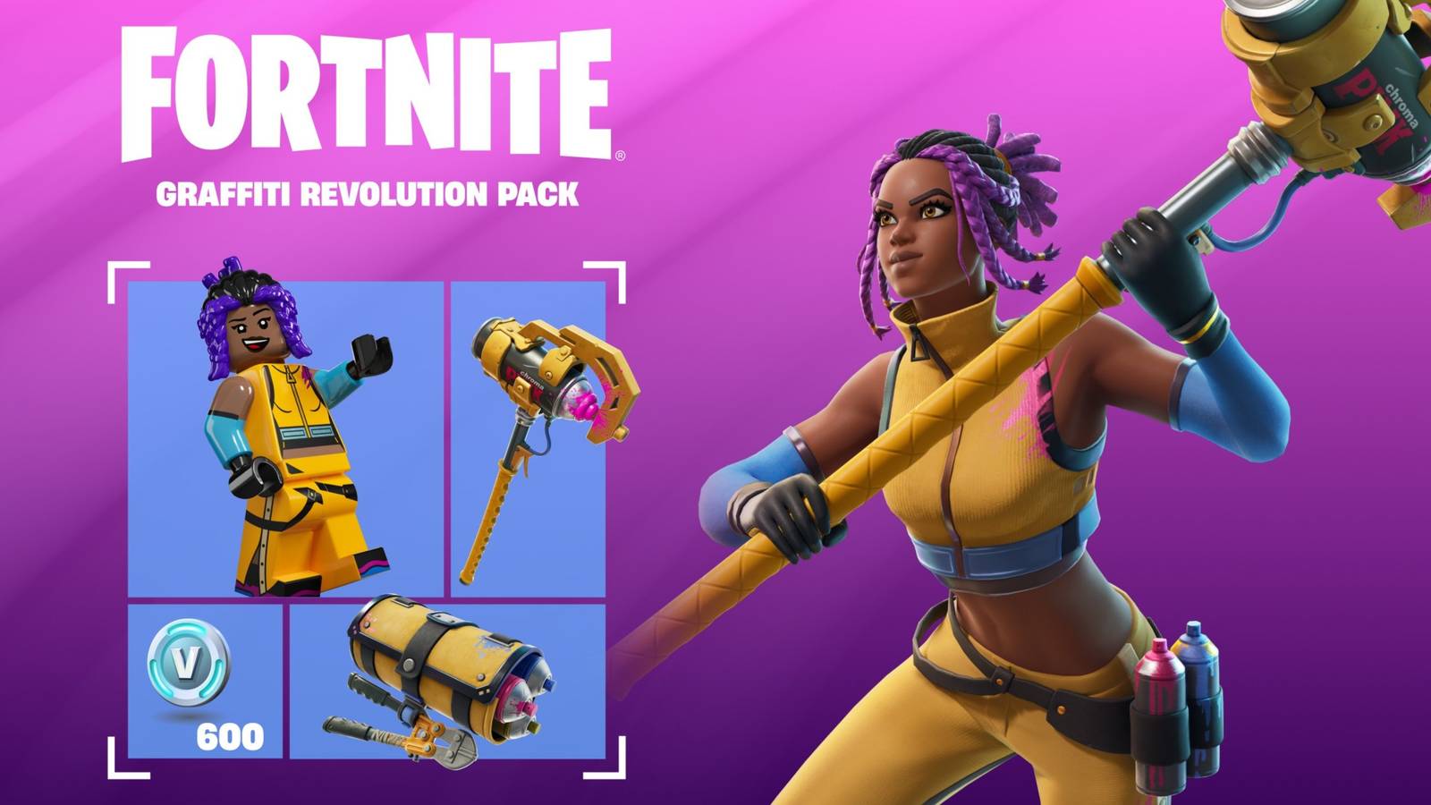 Fortnite: Graffiti Revolution Starter Pack Showcase