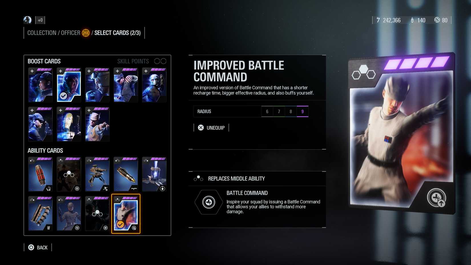 Best Officer Star Cards in Battlefront 2