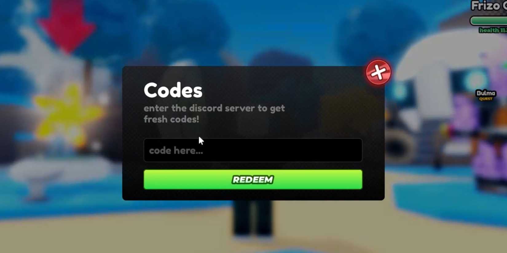 Roblox: Infinity Fighters Codes