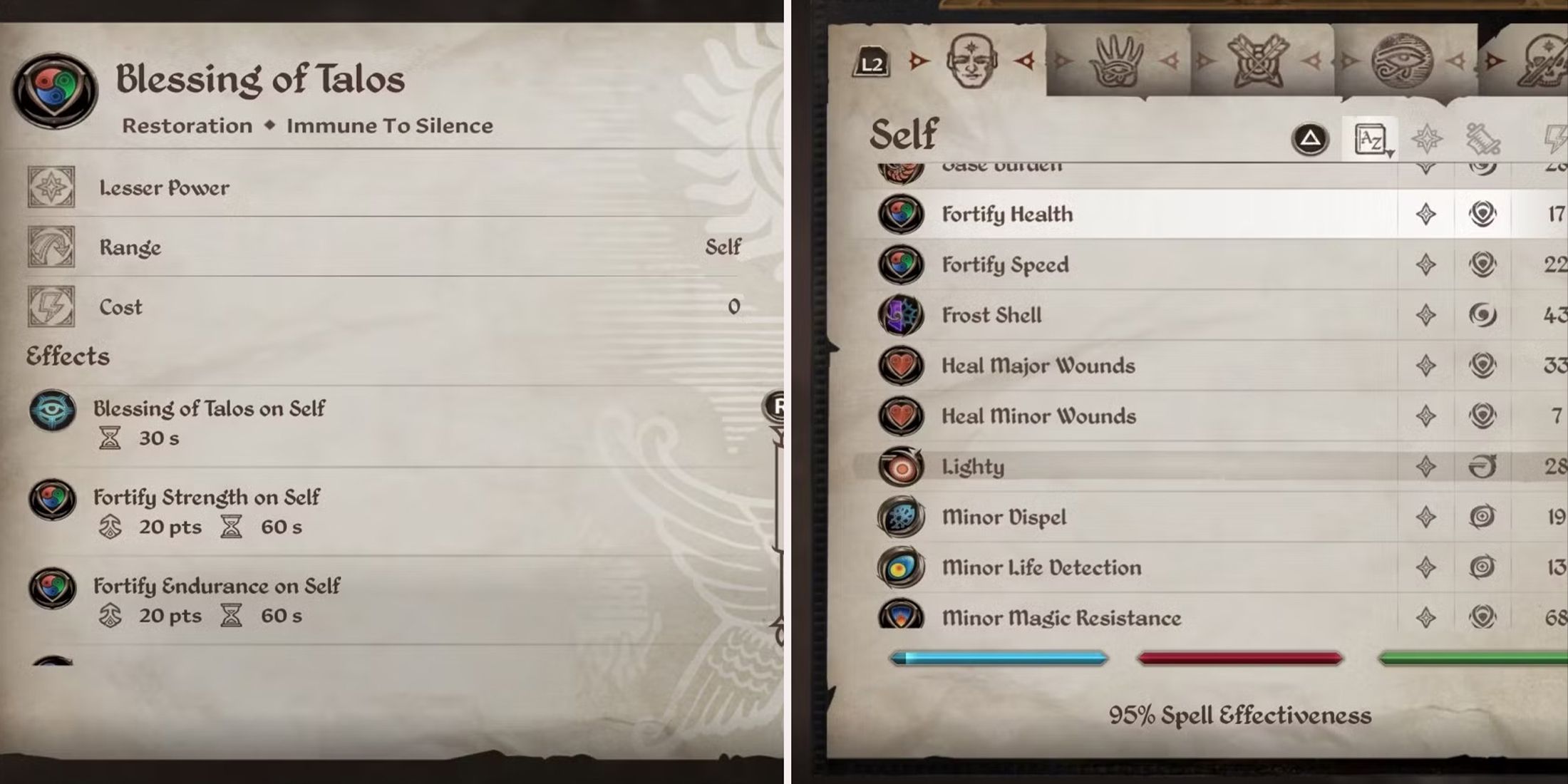 Best Defensive Spells In Oblivion Remastered