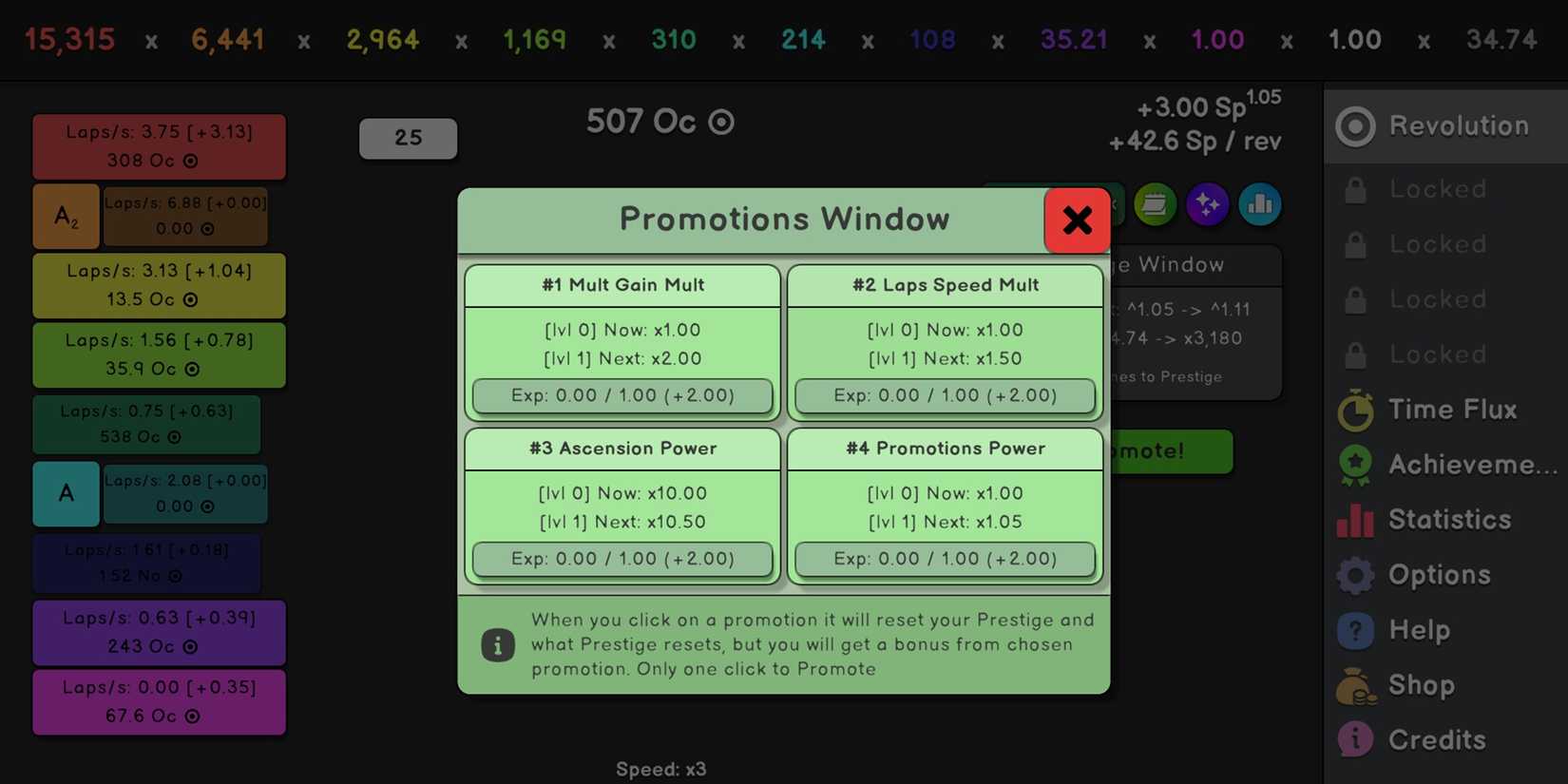 When To Ascend, Prestige, Or Promote In Revolution Idle
