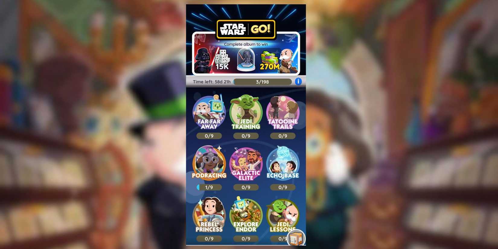 Monopoly GO: Star Wars GO Stickers And Rewards