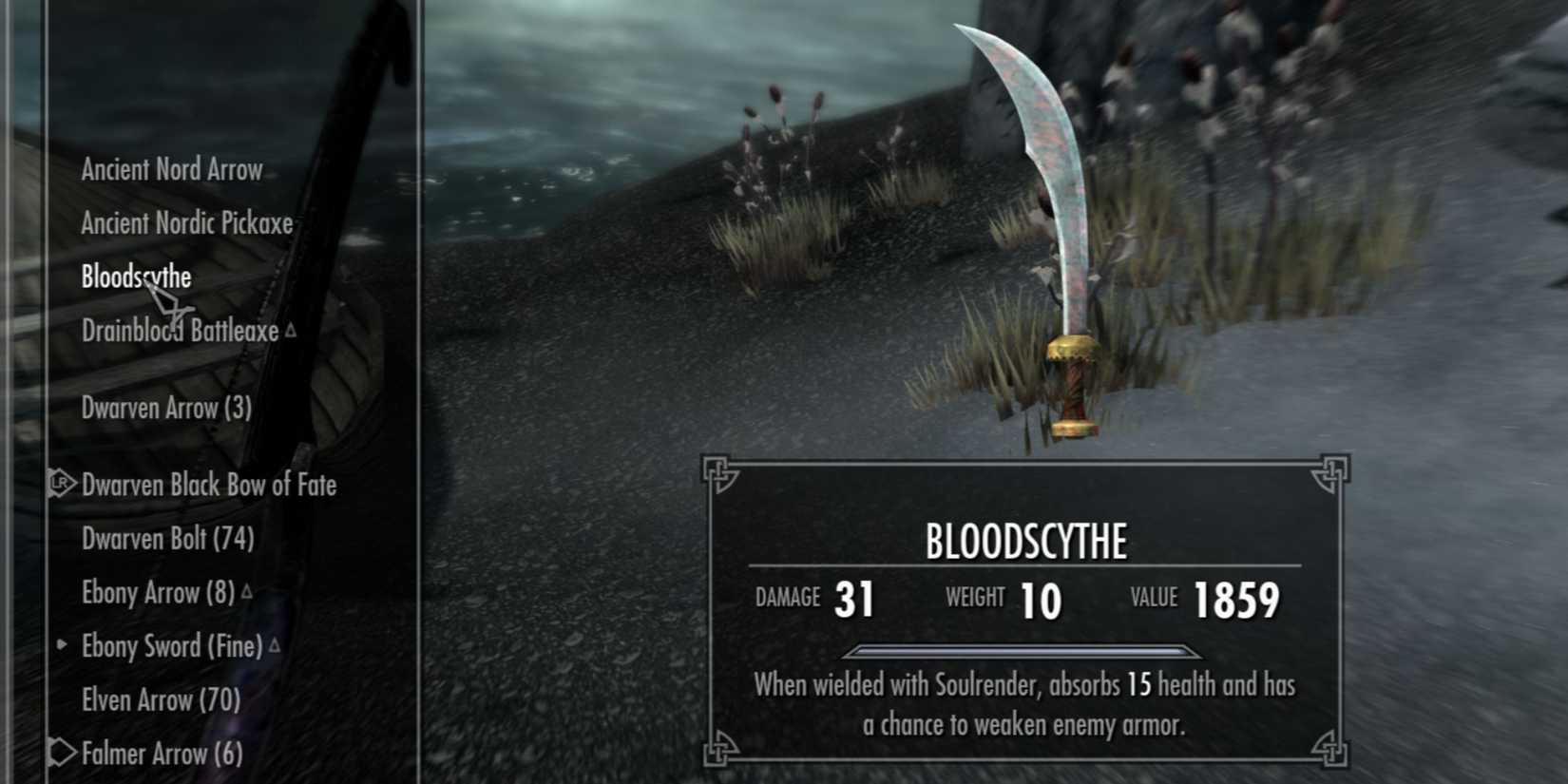 How to Get Unique Soulrender & Bloodscythe in Skyrim