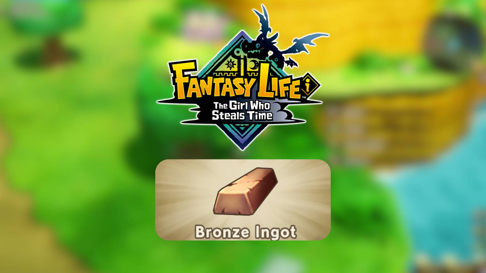 How To Make Bronze Ingots In Fantasy Life I