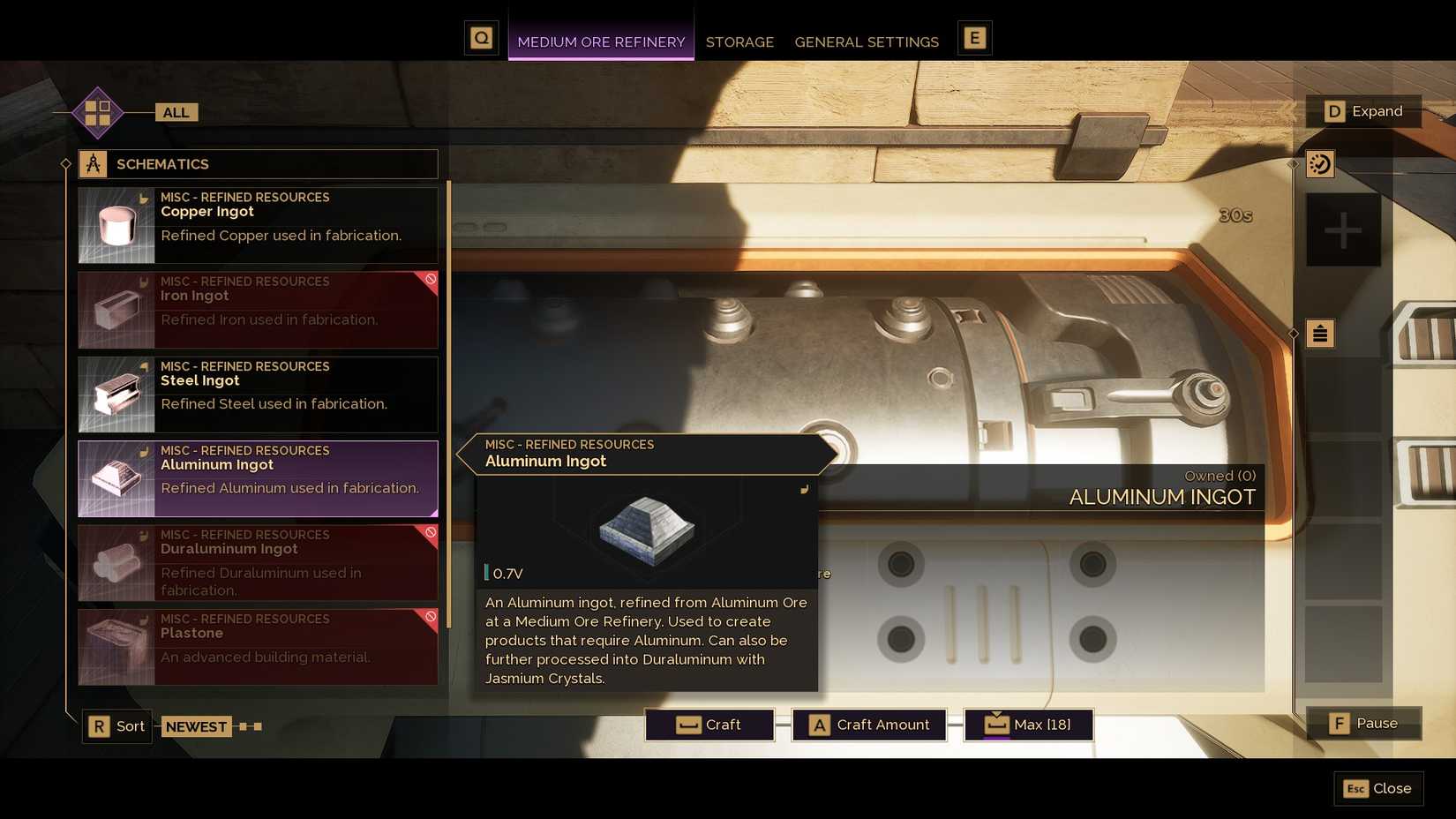 How to Craft Aluminum Ingots in Dune: Awakening