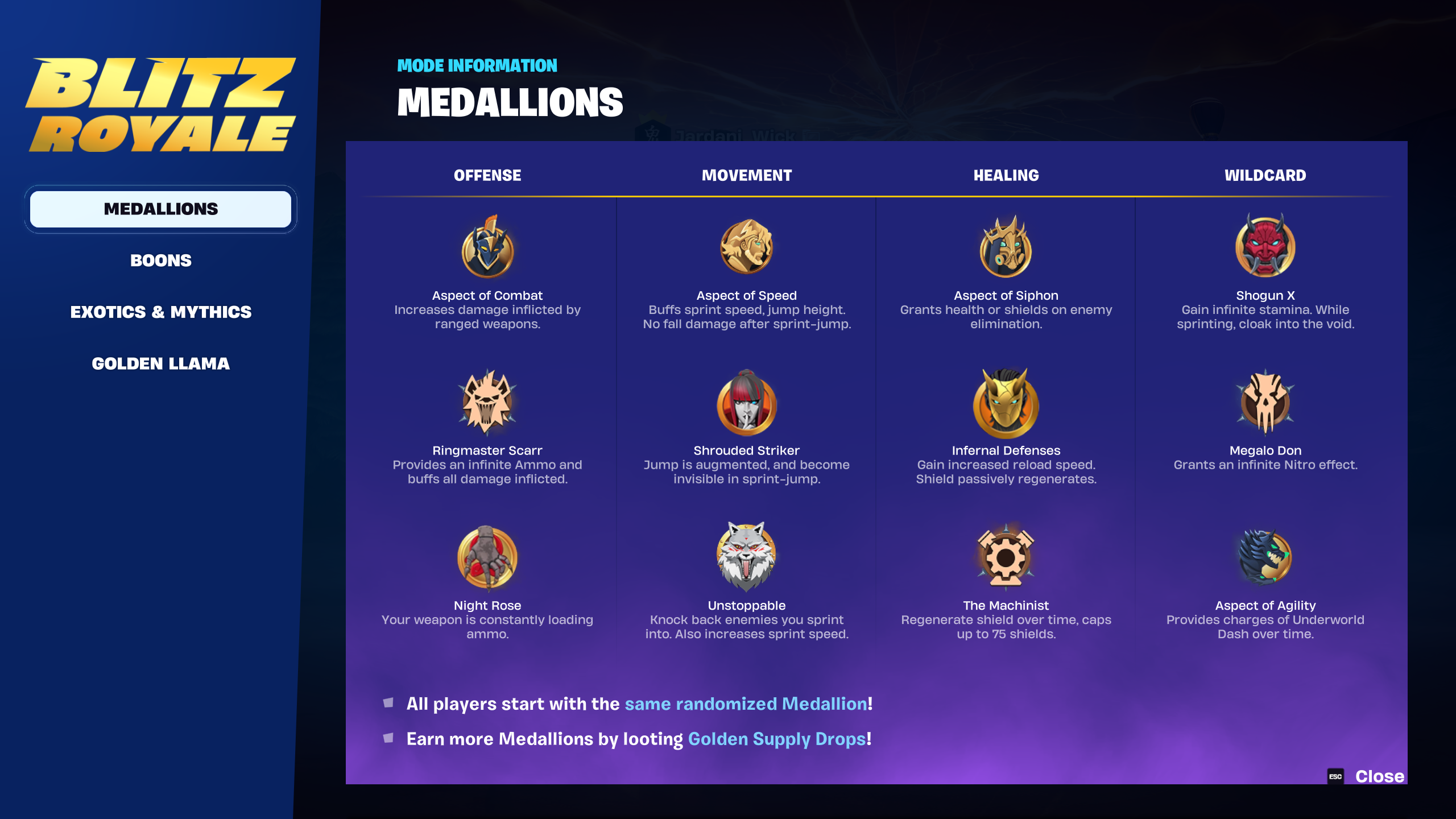 Fortnite Blitz: All Medallions & What They Do - ValoSettings.com