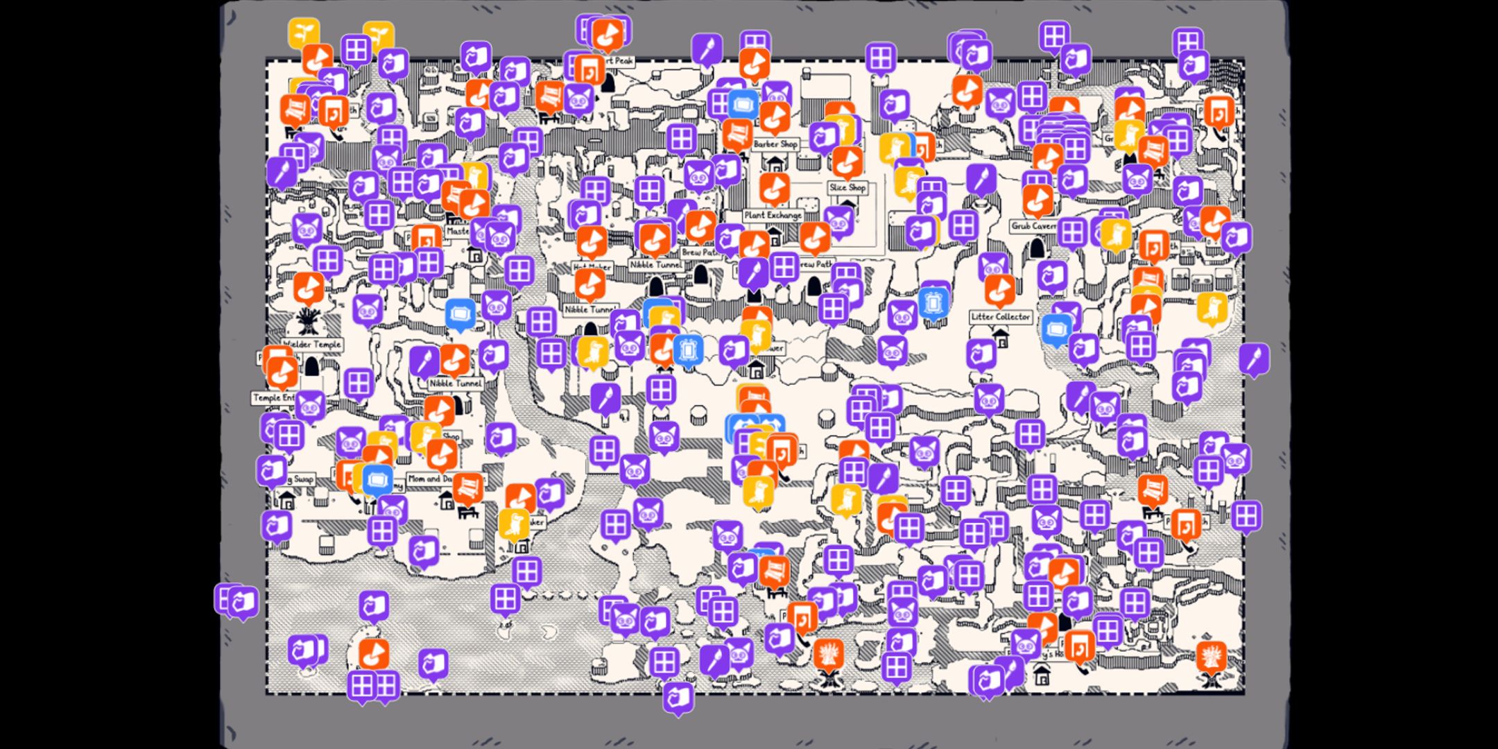 Chicory: A Colorful Tale - Interactive Picnic Province Map ...
