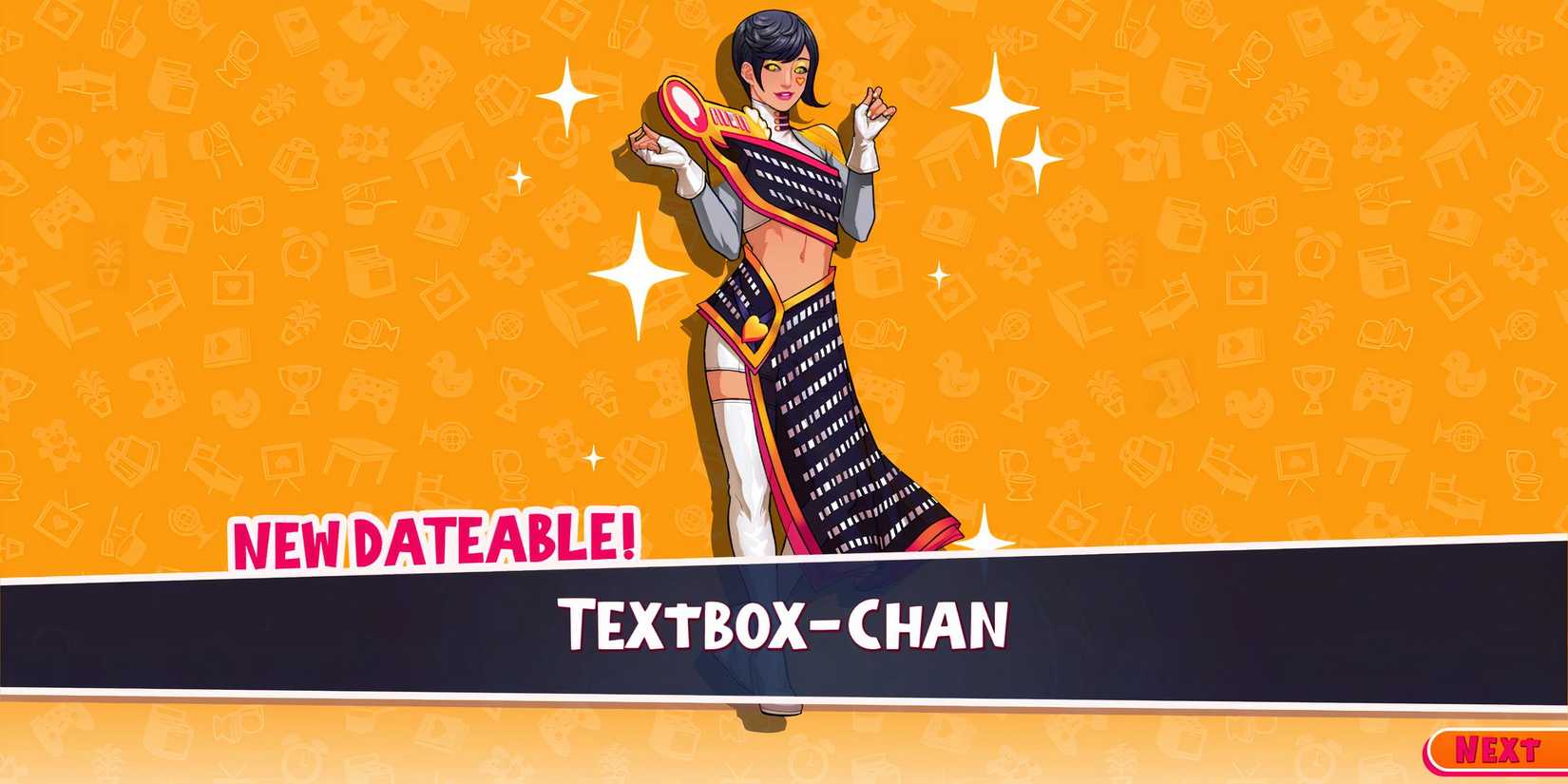 How to Find and Romance Textbox-Chan in Date Everything (Dateable 94)
