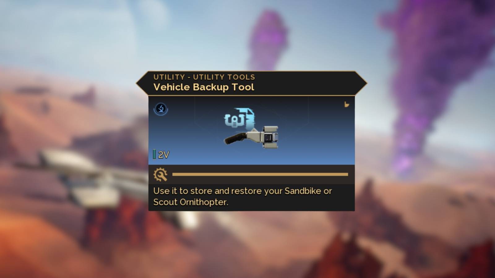 How to Use Vehicle Backup Tool in Dune Awakening