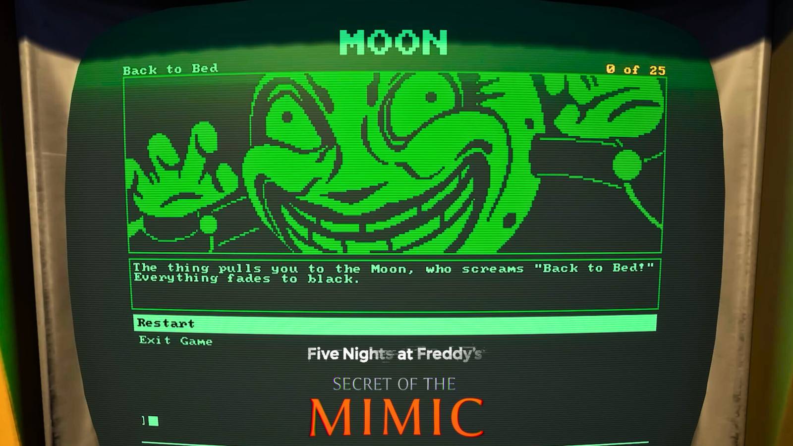 How to Get the Secret Ending (Moon Mini-Game Guide) In FNAF Secret of the Mimic