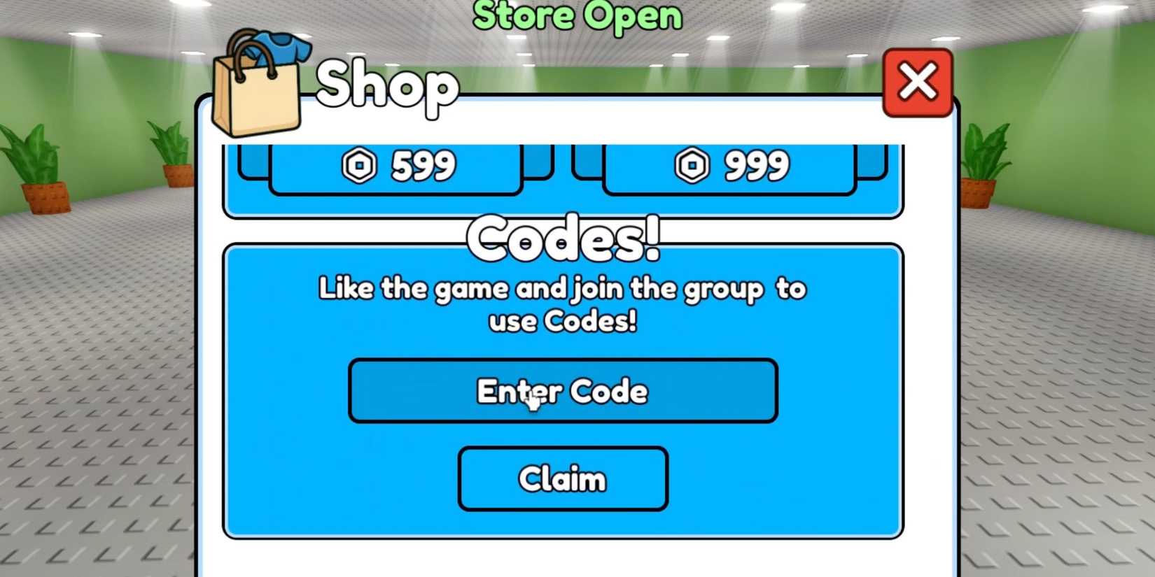 Roblox: Go Thrift Shopping Codes