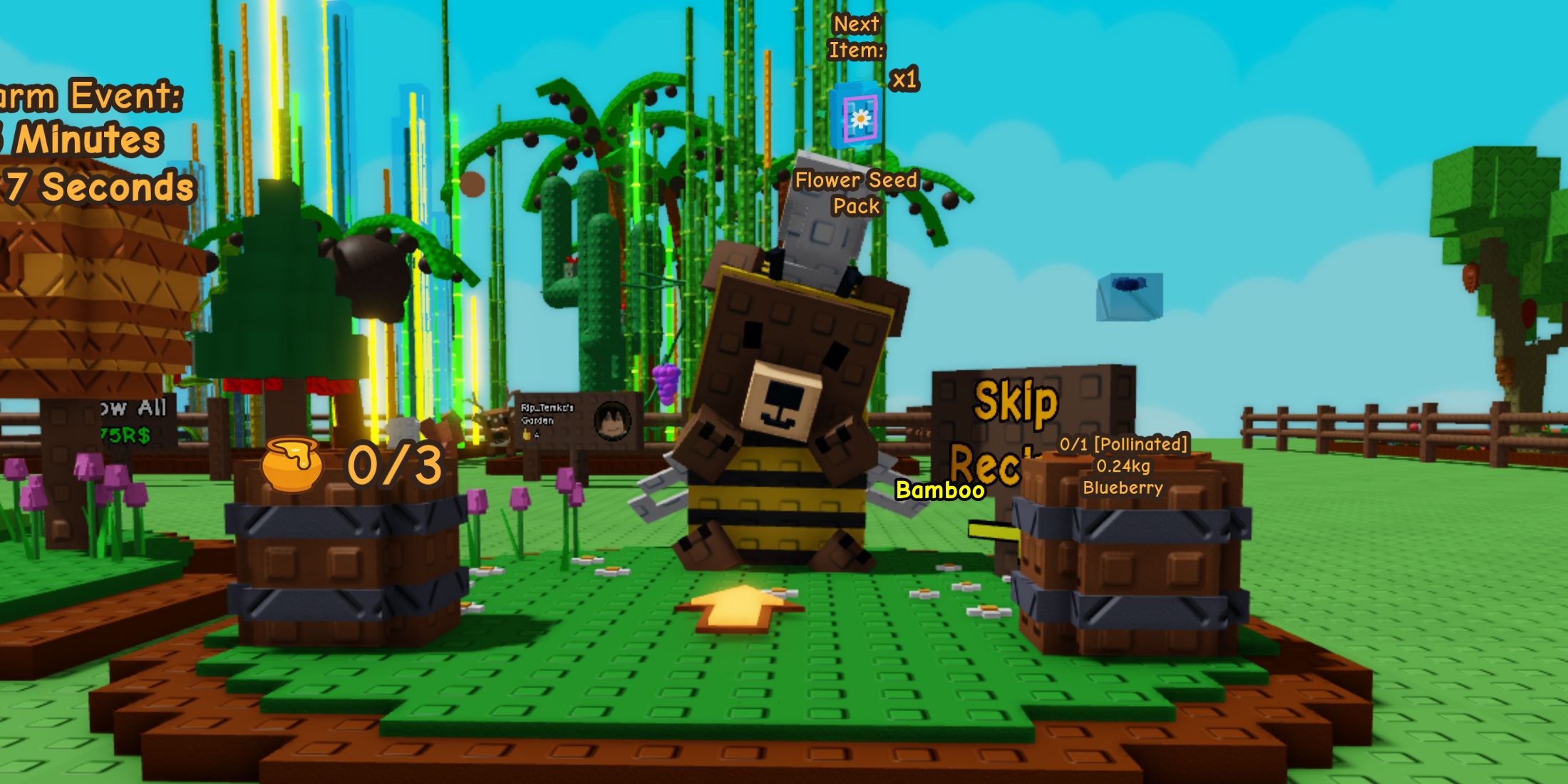 All Bizzy Bear Crafter Recipes and Rewards in Grow a Garden