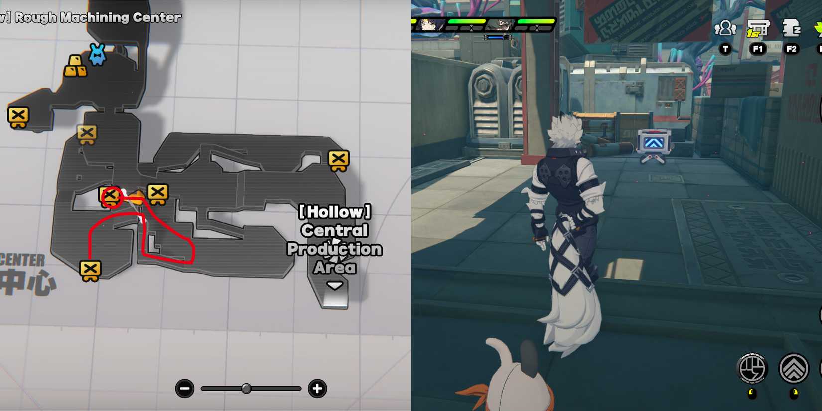 Rough Machining Center Chests And Lumite Ore Locations In ZZZ